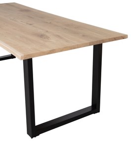 WOOOD Jídelní stůl TABLO dub 199x 90 cm (U noha)