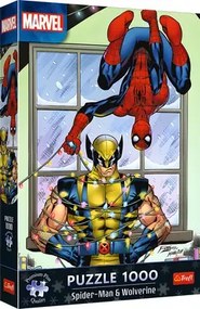 TREFL Puzzle Premium Plus Spiderman a Wolverine / 1000 dílků / 68,3 x