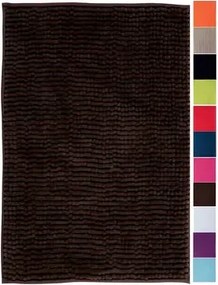 MSV CHENILLE koupelnová předložka 60 x 90 cm hnědá / polyester / proti