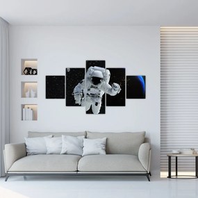 Obraz - Astronaut ve vesmíru (125x70 cm)