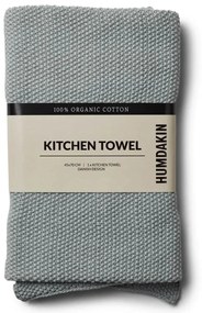 Humdakin Pletený kuchyňský ručník Stone 45×70 cm, šedá barva, textil