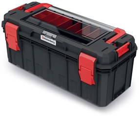 Kufr na nářadí XEBLOCCK SOLLID 65 x 28 x 31,4 cm černo-červený