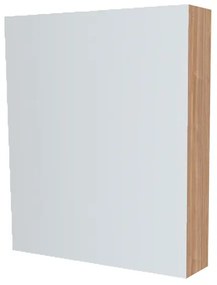 Mereo Koupelnová skříňka zrcadlová 60 cm, galerka, 1x dvířka levá, Multidecor, Light Select Walnut CN798G61LSW1