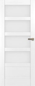 Interiérové dveře vasco doors BRAGA model 5 Průchozí rozměr: 70 x 197 cm, Orientace dveří: Levé dveře, Dekor: Bílá