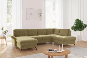 XXXLutz SEDACÍ SOUPRAVA, textil, olivově zelená Sit & More - Sedací soupravy - 0001440161C2
