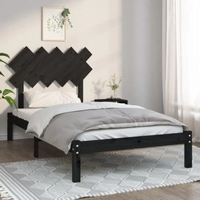 vidaXL Rám postele 100 x 200 cm masivní dřevo [3104859] Barva: Černá