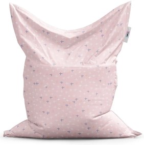 Sablio Sedací vak Classic Barevné křížky - 200x140 cm