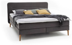 Antracitová boxspring postel 180x200 cm Massello – Meise Möbel