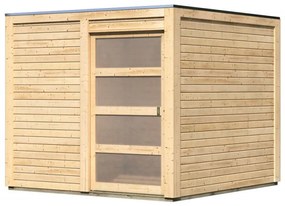 Dřevěný zahradní domek QUBIC 1 Lanitplast