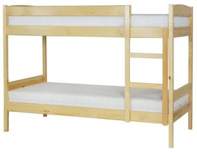Drewmax Dřevěná postel 90x200 LK136/II palanda borovice