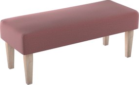 Dlouhá lavička 100x40cm barva fialová látka sametová