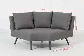 Doppler MELIA LIKA-TEX® zahradní sedací souprava šedá