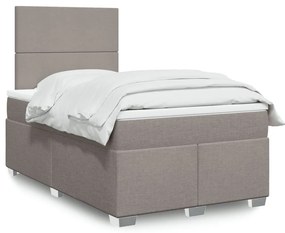 Box spring postel s matrací taupe 120x190 cm textil 3290424