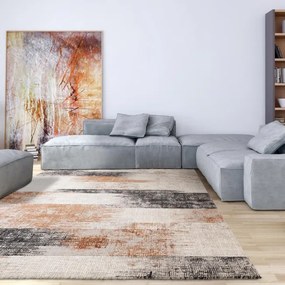Koberec Kuza Lines terracotta