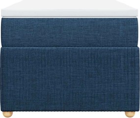 Box spring postel s matrací modrá 80x200 cm textil 3285531