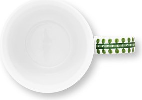 Pip Studio Lily &amp; Lotus hrnek XL 440ml, zelený (Porcelánový hrnek)
