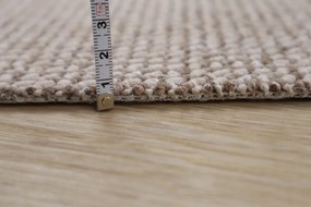 Spoltex, Metrážový koberec Texas 13 béžový, na míru, šíře 4m, béžová, filc, chodba / předsíň