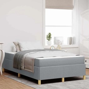 Rám postele Světle šedá 120 x 190 cm textil 3398920