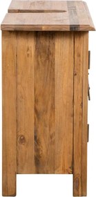Koupelnová skříňka pod umyvadlo masivní borové dřevo 70x32x63cm 246035