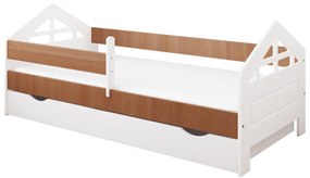 BabyBeds Dětská postel ALA Velikost postele: 180x80 cm, Barevné provedení: Růžová, Úložný prostor: Ano, s úložným prostorem Bílá