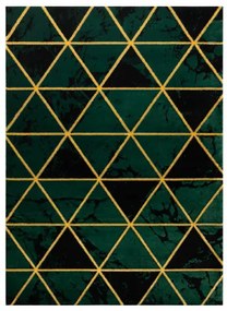 koberec EMERALD výhradní 1020 glamour, stylový mramor, trojúhelníky l velikost 140x190 cm | krásné koberce cz