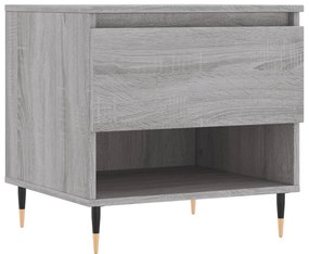 vidaXL Konferenční stolek šedý sonoma 50 x 46 x 50 cm kompozitní dřevo