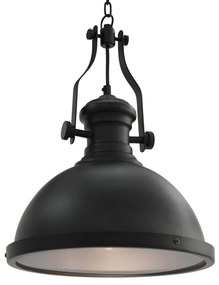 Stropní svítidlo černé kulaté E27 281624