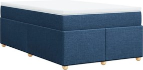 Box spring postel s matrací černá 120x190 cm textil 3285365