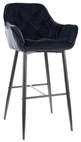 Bradop Židle barová čalouněná DONA podnož černá kovová Z216 | Látka: 576 - ASTON-576,Provedení: CM - CM