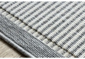koberec SPRING 20411332 Čáry rám, smyčkový šedý velikost 160x230 cm | krásné koberce cz