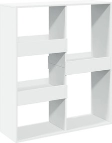 Dělicí stěna bílá 100 x 33 x 115 cm kompozitní dřevo 3309546