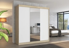 Posuvná skříň se zrcadlem SANTIAGO 200