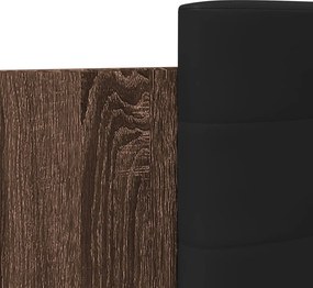 Rám postele s čelem hnědý dub 90 x 190 cm kompozitní dřevo 3209974