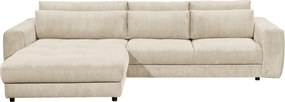 XXXLutz ROHOVÁ SEDAČKA, textil, kompozitní dřevo, krémová MID.YOU - Sedací soupravy - 002220033601