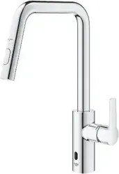 Grohe QuickFix Start - Elektronická dřezová baterie s výsuvnou sprškou