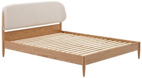 Dřevěná dvoulůžková postel Kave Home Octavia 180 x 200 cm