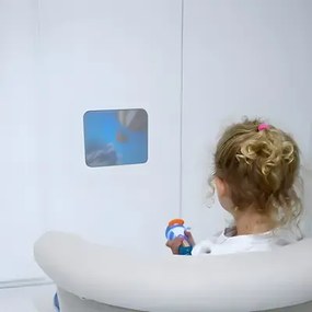 KIDYWOLF Baterka s projektorem modrá / 3 obrázkové kotouče