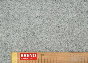 Breno Metrážový koberec SOFTISSIMO 90 světle šedý, šíře 400 cm, Šedá