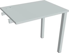 Hobis Kancelářský stůl řetězící Hobis UE 800R, deskaakát, bílá RAL 9016