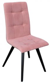 Moderní čalouněná židle JK33, Barva dřeva: černá, Potah: Magic Velvet 2257