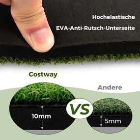 Costway 3-v-1-Ticking mat pro golf. Vysoce kvalitní úderová podložka s umělým