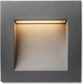 RED R12534 GORDIQ S zápustná antracitová 230V LED 1.5W IP65 3000K - RED - DESIGN RENDL