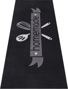 Hanse Home, Běhoun Cook & Clean 105732 Black White Grey, 50x150, černá, kuchyně