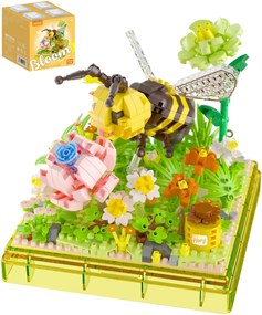 _Ostatní 1_ Stavebnice mini KOCO Včelka 688 dílků v průhledném boxu plast 00800189
