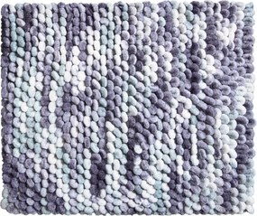 LineaDue PUNTO - Koupelnová předložka stříbrná šedá Rozměr: 60x100 cm