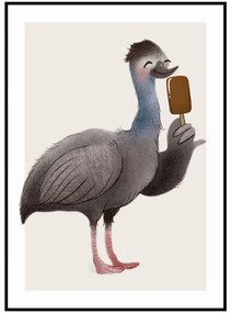 Plakát Emu 30 x 40 cm