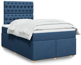 Box spring postel s matrací černá 120x190 cm textil 3293532