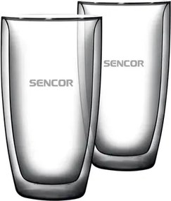 SENCOR SGX 002 Sada 2 sklenic na latte 380ml