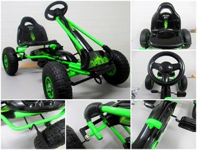R-Sport Dětská šlapací motokára G3 Zelená