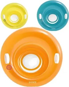INTEX Plavecké křeslo Lounge 119 cm / Hračka do vody / 3 barevné varia